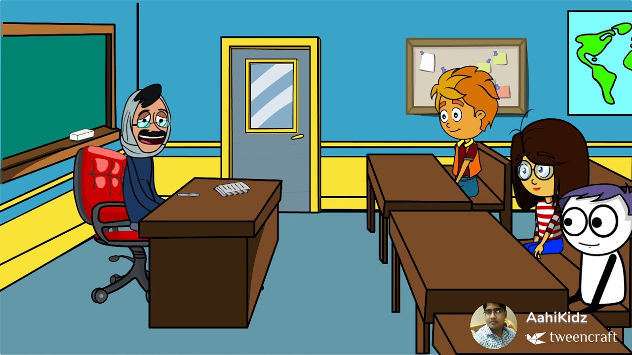 Classroom masti#cartoon#masti - YouTube