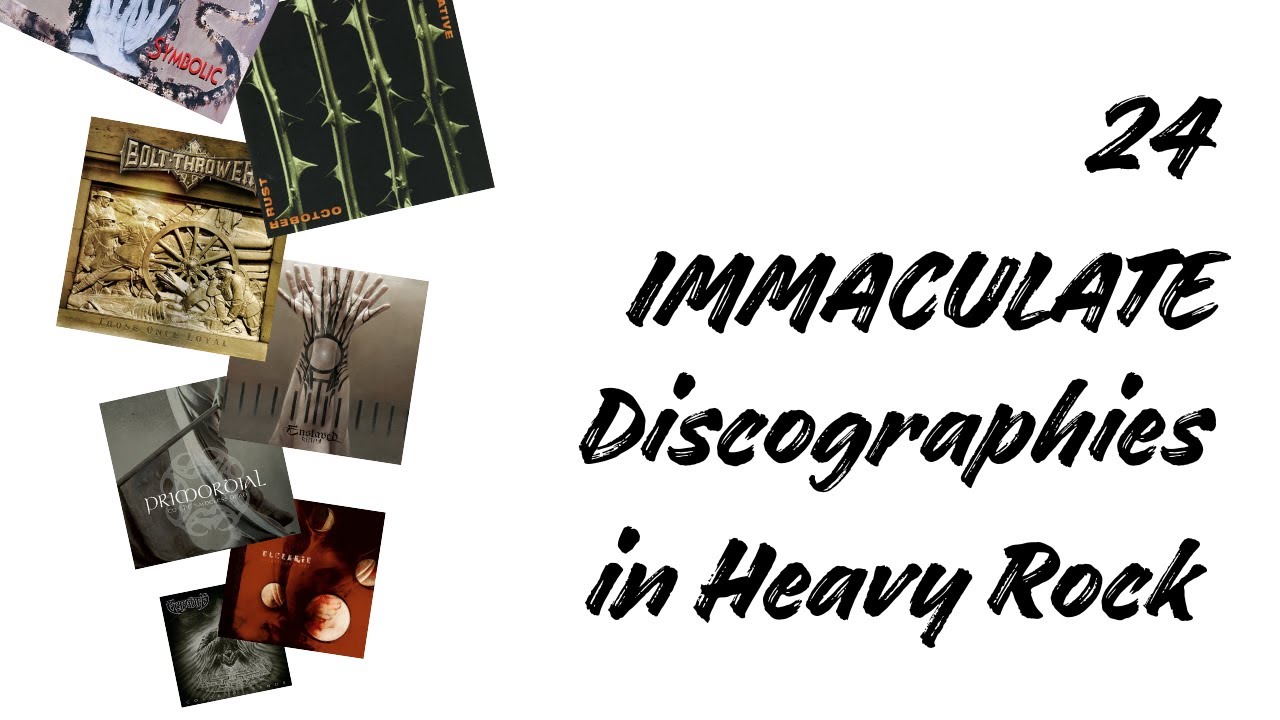 24 IMMACULATE Discographies in Heavy Rock - YouTube