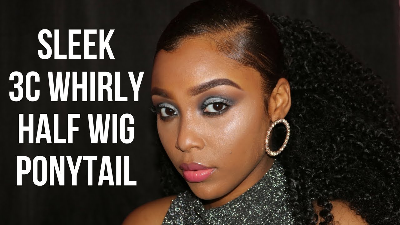3C Whirly Half Wig | Sleek Curly Ponytail - YouTube