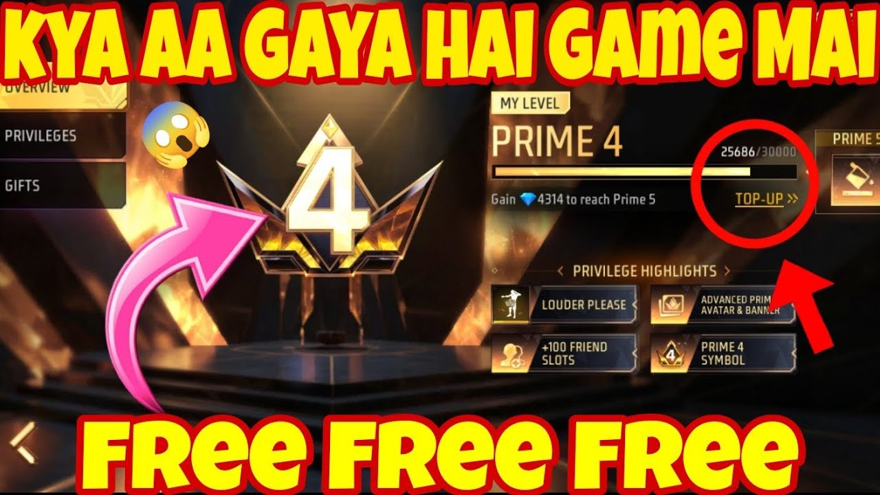 New Prime System Free Fire 2025| Prime Level Kaise Badhayein? Prime ...