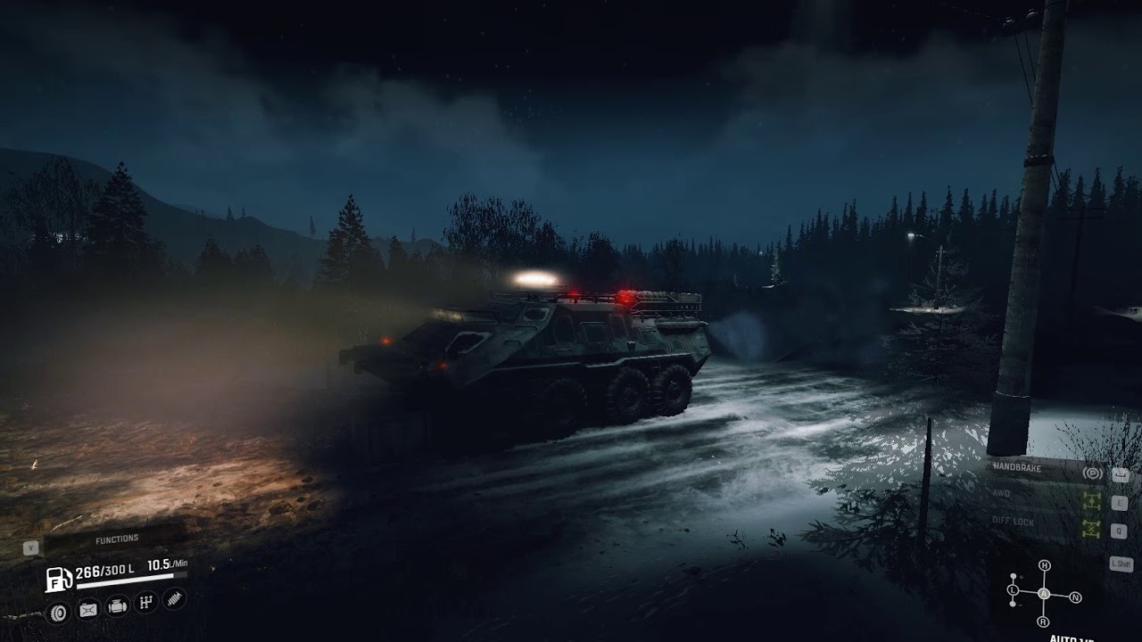 SnowRunner One Night Driving With TUZ 420 ( TATARIN ) - YouTube