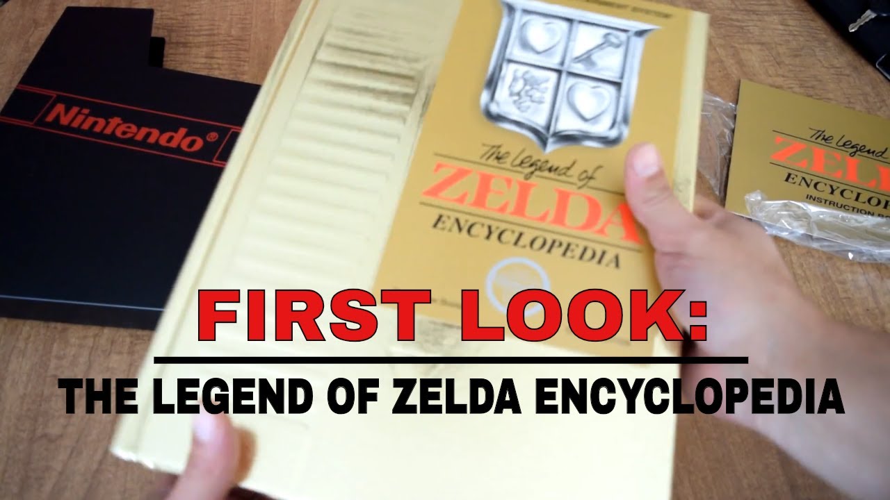 The Legend of Zelda Encyclopedia - Deluxe Edition (First Look) - YouTube