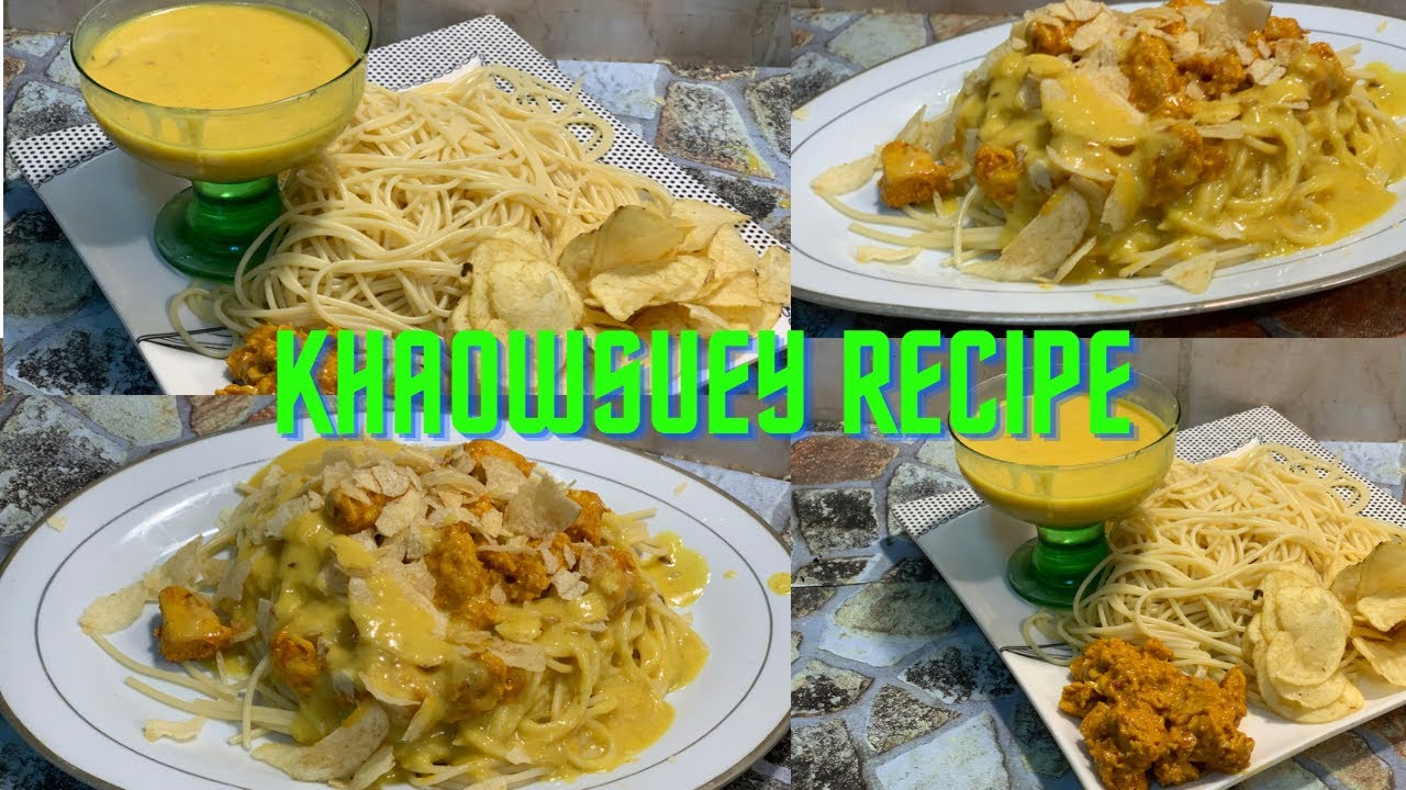 Khaosay Recipe | Curry Khaosay Recipe Chicken Khaowsuey Recipe | Recipe ...