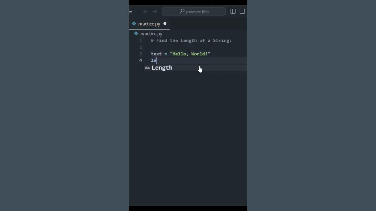 Length Of String Python Pythonprogramming Coding Learnpython Pythonforbeginners Youtube