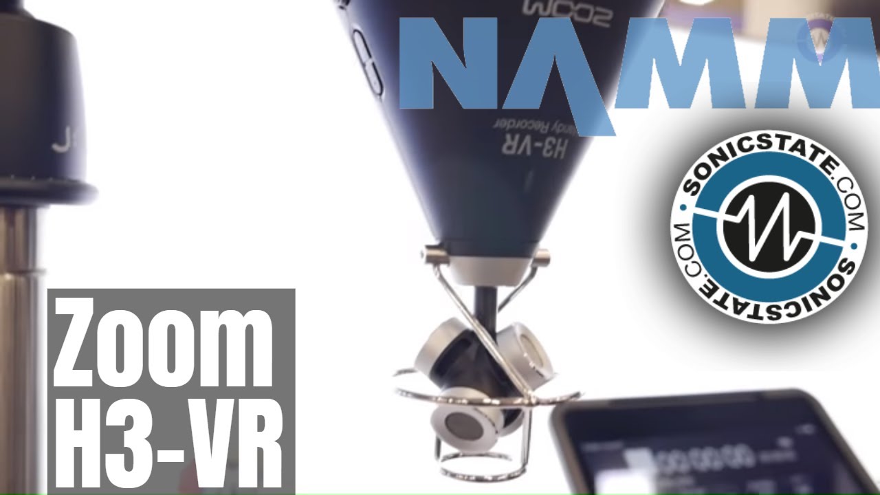 NAMM 2019 Zoom H3-VR - Audio Recorder - YouTube