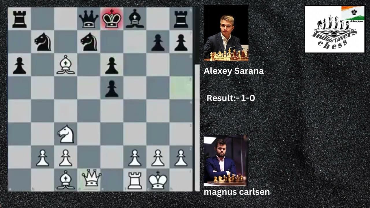 Magnus Carlsen vs Alexey Sarana || World Blitz 2023 - YouTube
