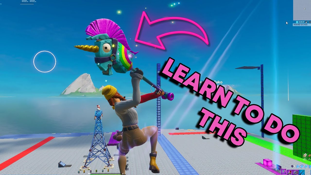 How to TRICKSHOT on CONTROLLER in Fortnite Season 3 ( Pickaxe Stutter ...