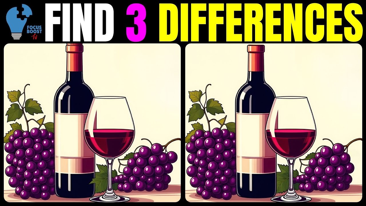 [Spot the Difference:87] Brain Break:Attention Test:Dementia Prevention ...