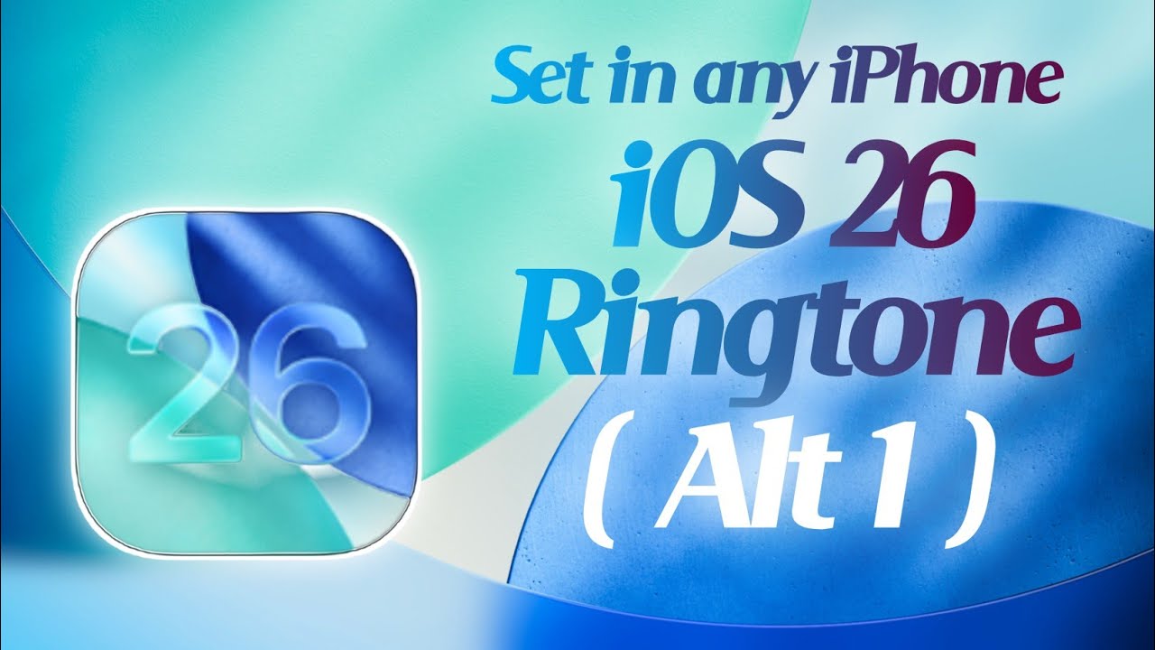 ios 26 ringtone | How To Set iOS 26 Ringtone in Any iPhone | iOS 26 ...
