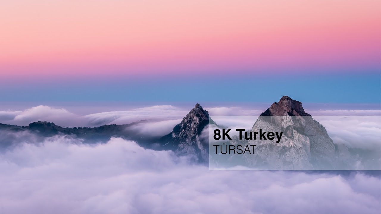 8K Turkey / Türksat - YouTube