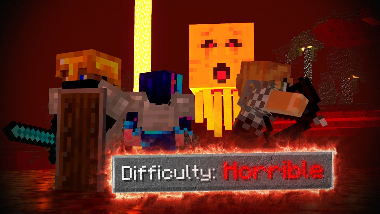 Surviving HORRIBLE Difficulty in Minecraft - YouTube