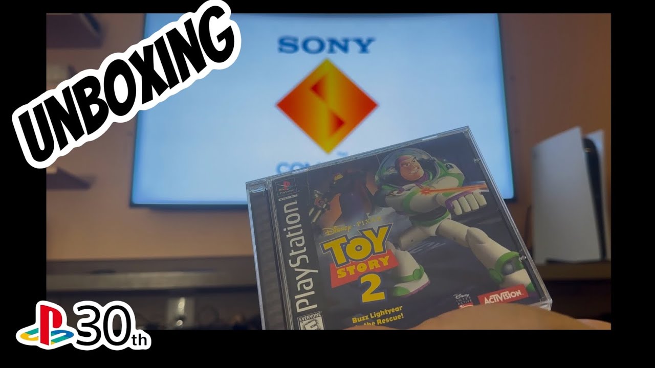 Disney Pixar Toy Story 2 - Unboxing Original Playstation 1 - YouTube