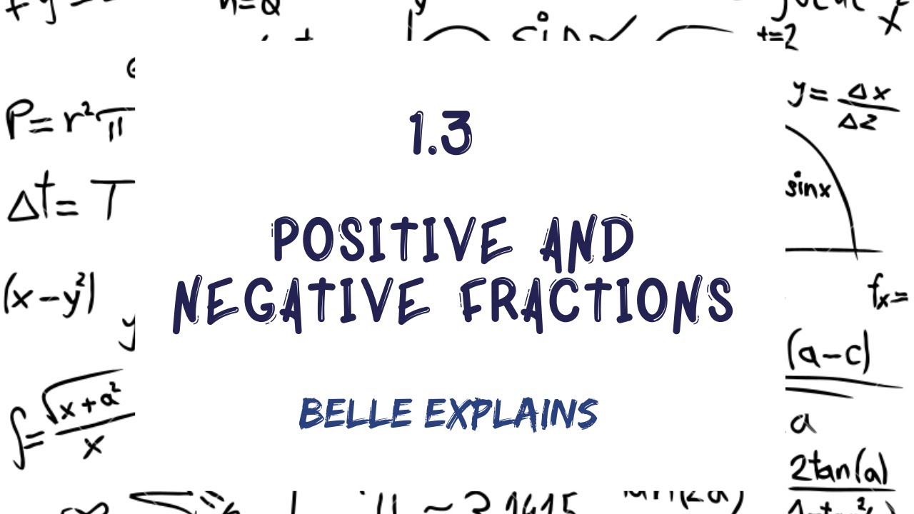 1 3 Positive And Negative Fractions Chapter 1 Form1 Textbook KSSM 1 3 Positive And Negative Fractions Chapter 1 Form1 Textbook KSSM