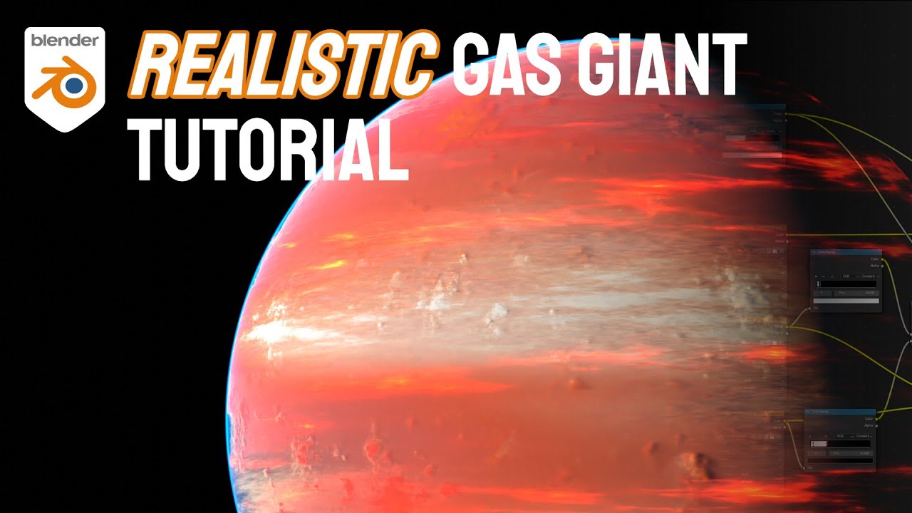 Blender Realistic Gas Giant Tutorial-[Blender 3d] - YouTube