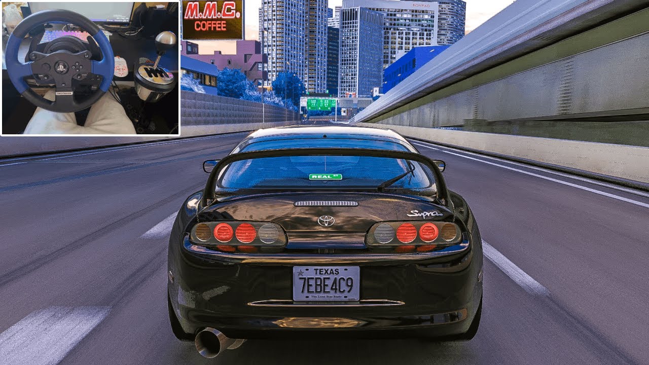 1500HP Toyota Supra MK4 Full Send! - Assetto Corsa | Thrustmaster T150 ...