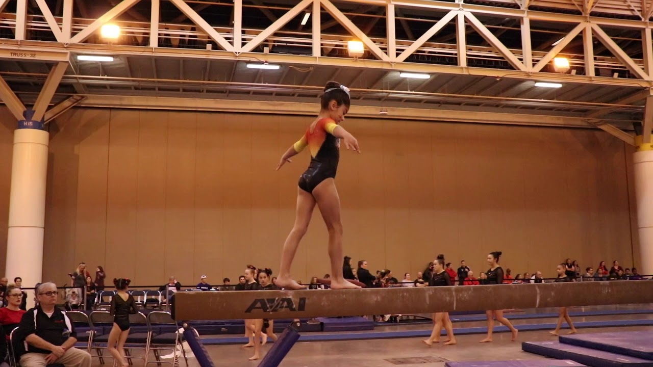Arianna Espinoza 3rd Place Beam New Orleans Jazz Invite 2018 Wildfire ...