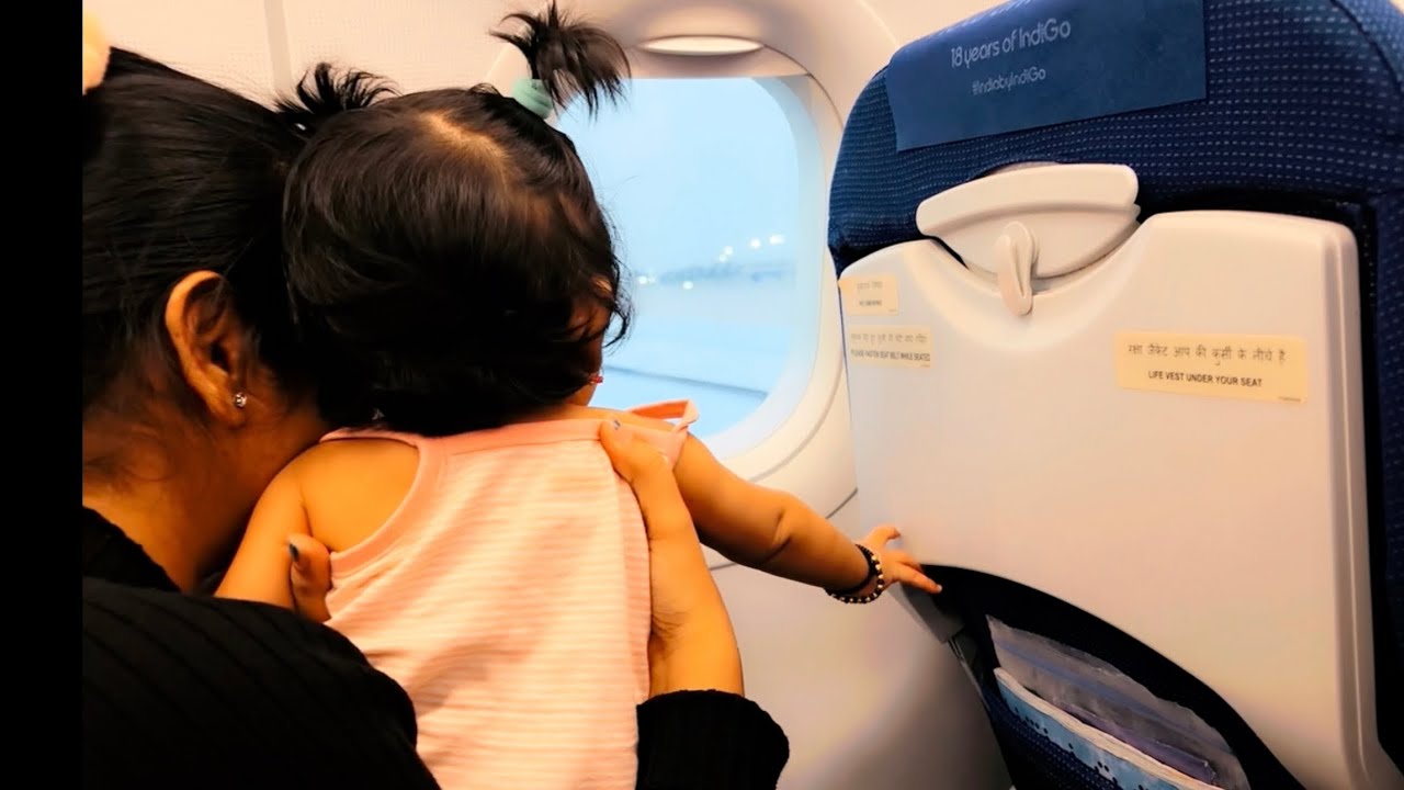 Our baby first flight | flying with 4 months old baby | first flight ...