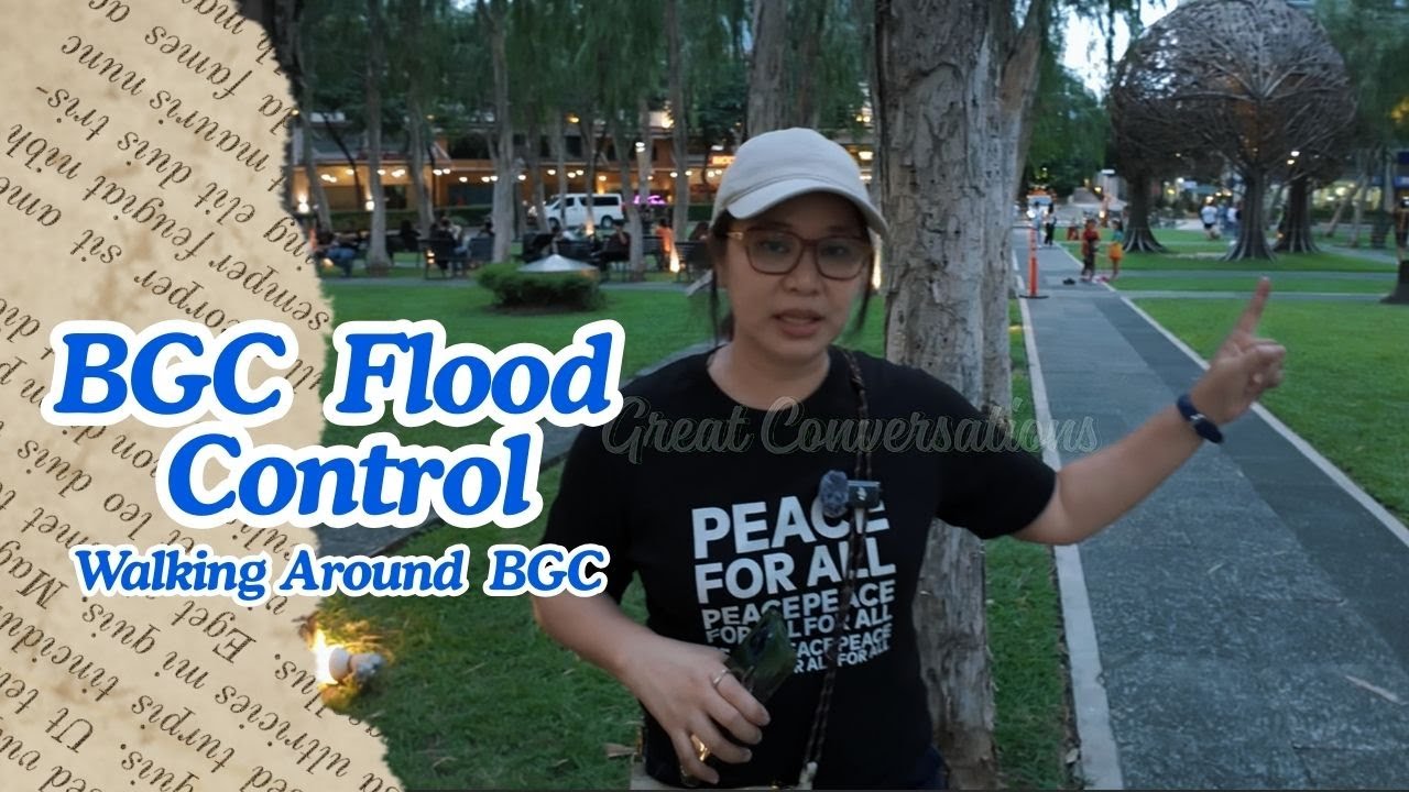 BGC Flood Control (Walking Around BGC) - YouTube