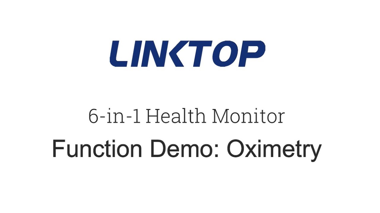 Linktop 6-in-1 Remote Health Monitor Function Demo - Oximetry - YouTube