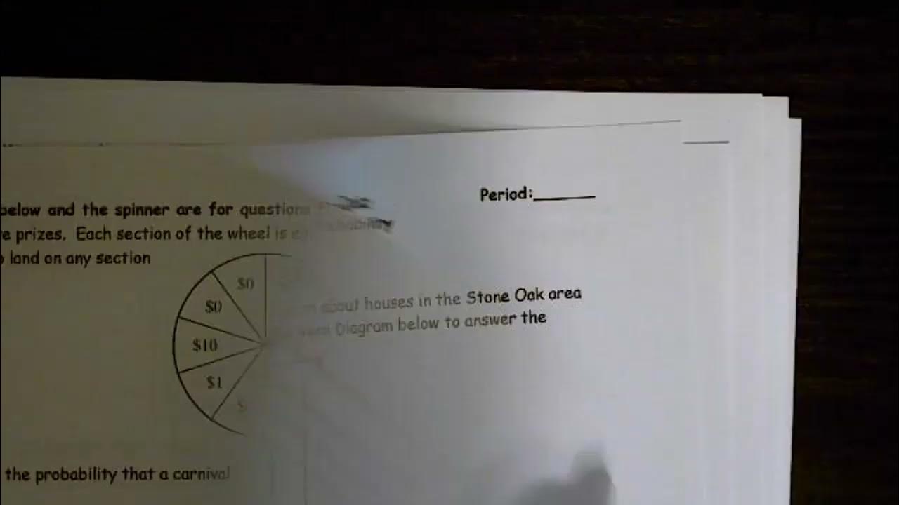 Unit 3A PreQuiz Classical and Conditional Probability - YouTube