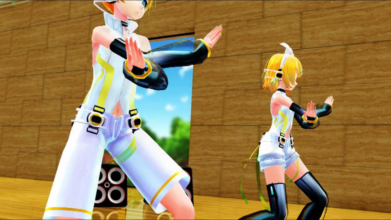 【MMD】Childish War_ Tda Crystal Append Kagamine Rin And Len - YouTube