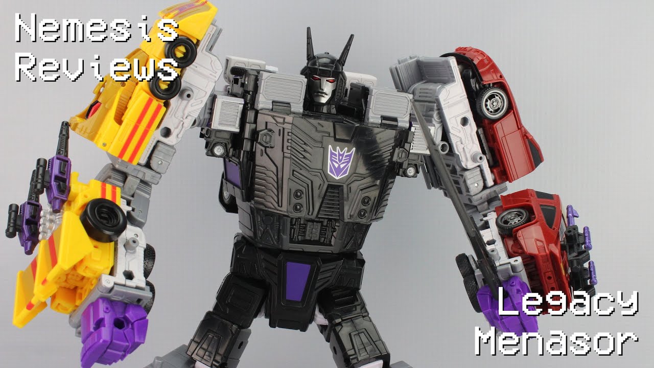 Nemesis Reviews Transformers Legacy Menasor - YouTube