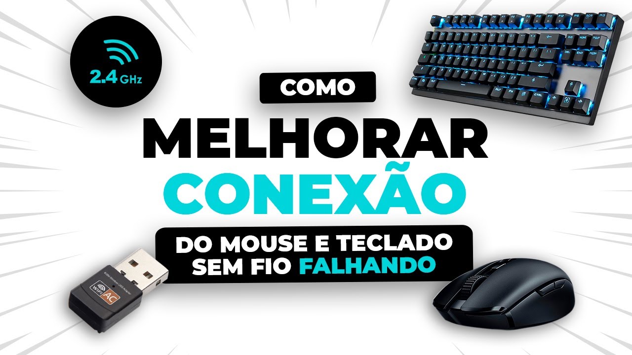 Como resolver mouse e teclado sem fio falhando - YouTube