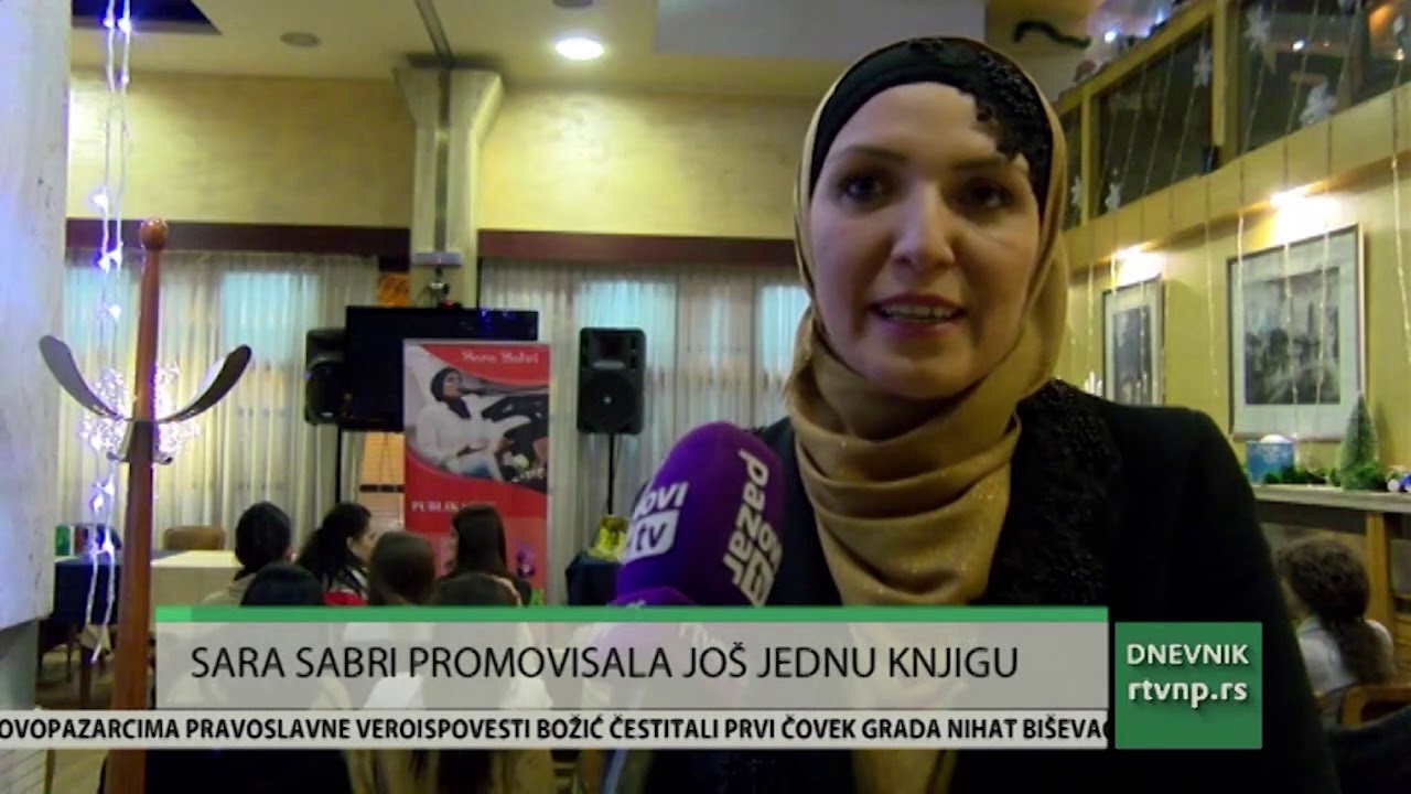 Sara Sabri promovisala poslednju knjigu iz edicije - YouTube
