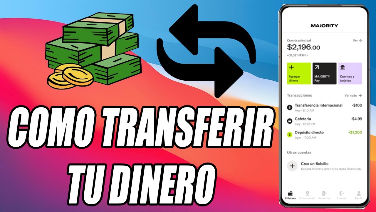Como Enviar DINERO de mi Cuenta Majority a OTRO BANCO - YouTube