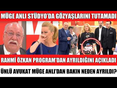 ÜNLÜ AVUKAT RAHMİ ÖZKAN MÜGE ANLI'DAN NEDEN AYRILDI? HASTALIĞINI İLK KEZ BÖYLE AÇIKLADI EMEKLİ OLDU