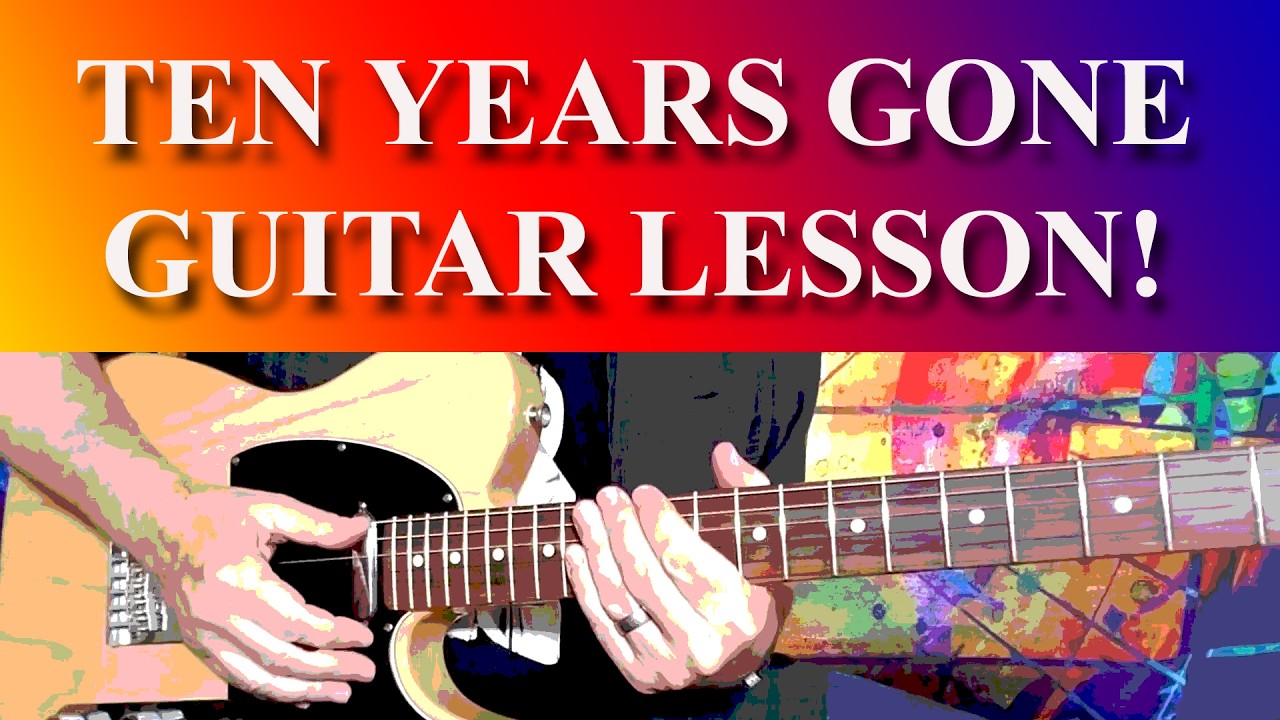 TEN YEARS GONE GUITAR LESSON How To Play TEN YEARS GONE By Led Zeppelin ...