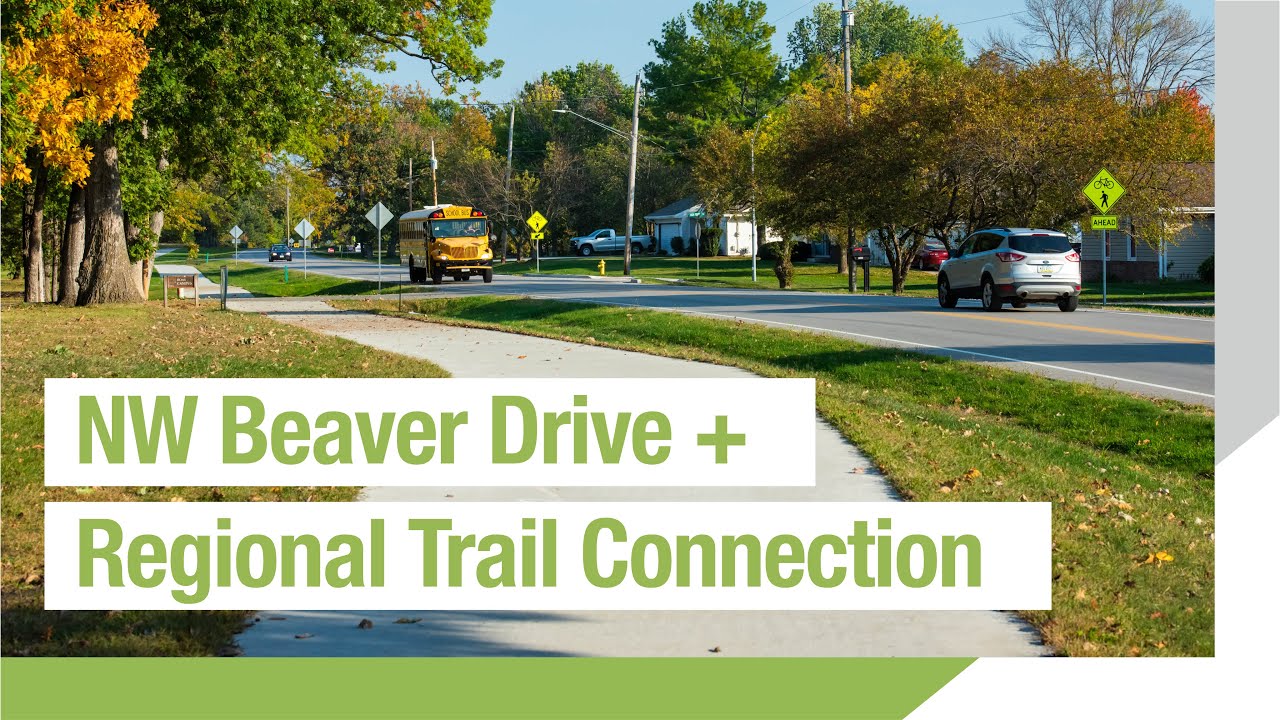 NW Beaver Drive Improvements Provide Regional Trail Connection - YouTube