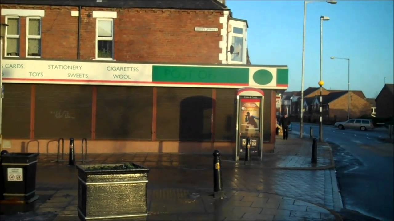 Get Carter film locations : Pelaw post office - YouTube