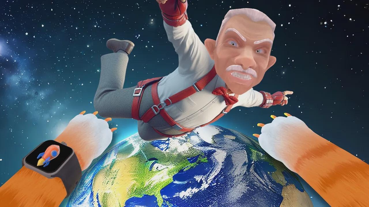 ¡GATO LOCO LLEVA al ABUELO al ESPACIO! - I Am Cat VR - YouTube