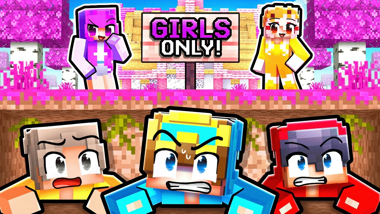 Sneaking BACK Into A GIRLS ONLY SMP In Minecraft! - YouTube