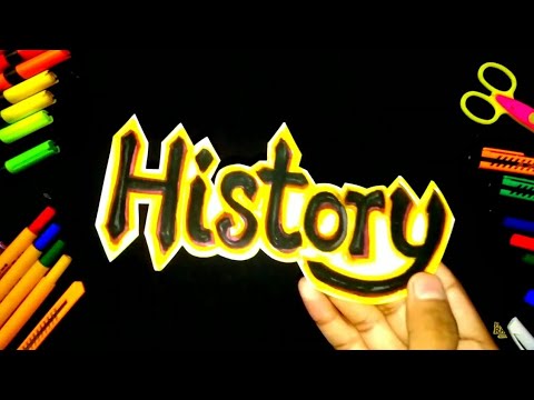 How to write History in Decorative Style | History Project Design ...