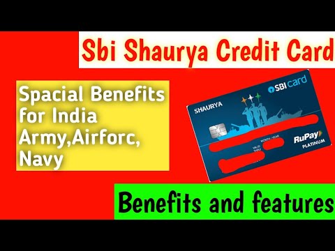 Sbi Shaurya credit Card benifits, features and review || army based ...