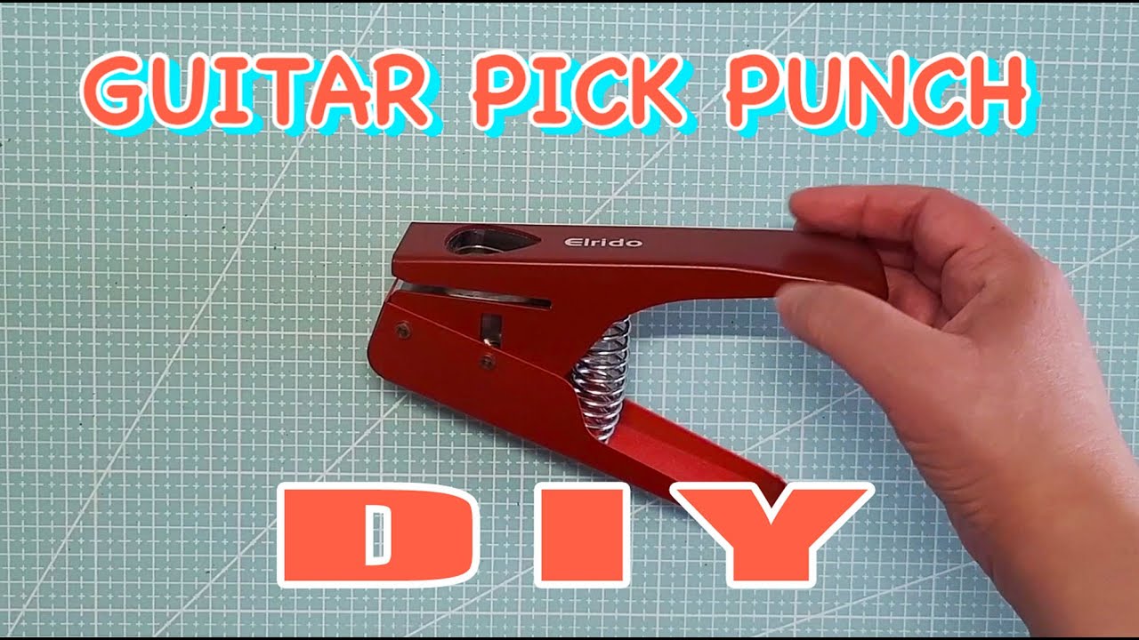 DIY Guitar Picks Punch - YouTube