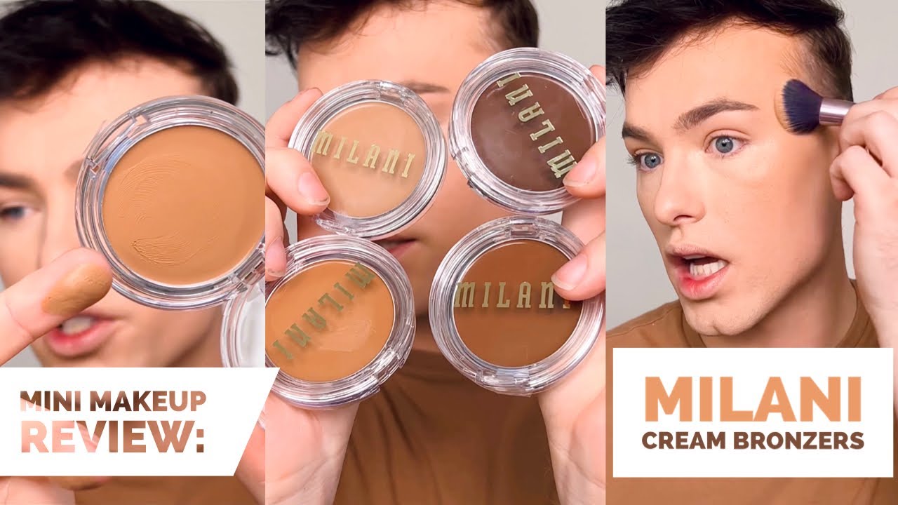 Mini Makeup Review: MILANI CREAM BRONZERS - YouTube