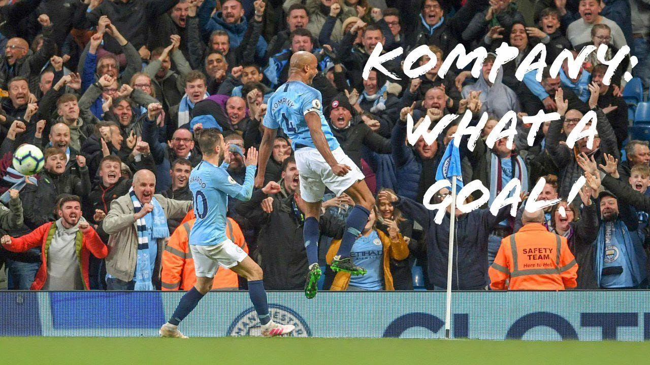 VINCENT KOMPANY VS LEICESTER: WHAT A GOAL! - YouTube