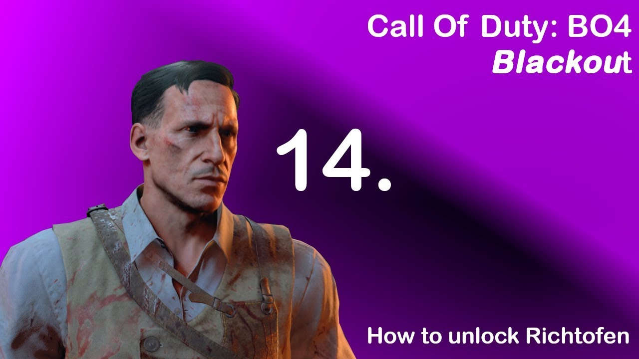 Come sbloccare Richtofen [ITA] - COD: BO4 - Blackout - YouTube