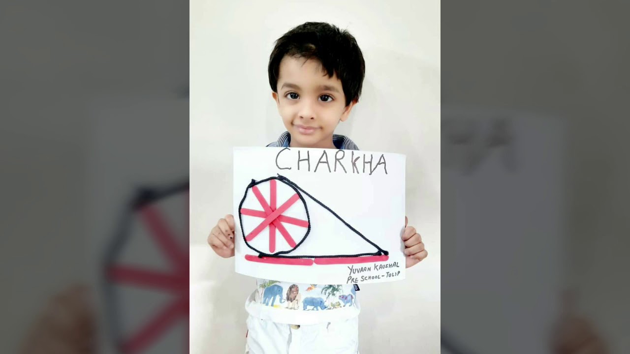 Charkha Making Activity_Pre School - YouTube