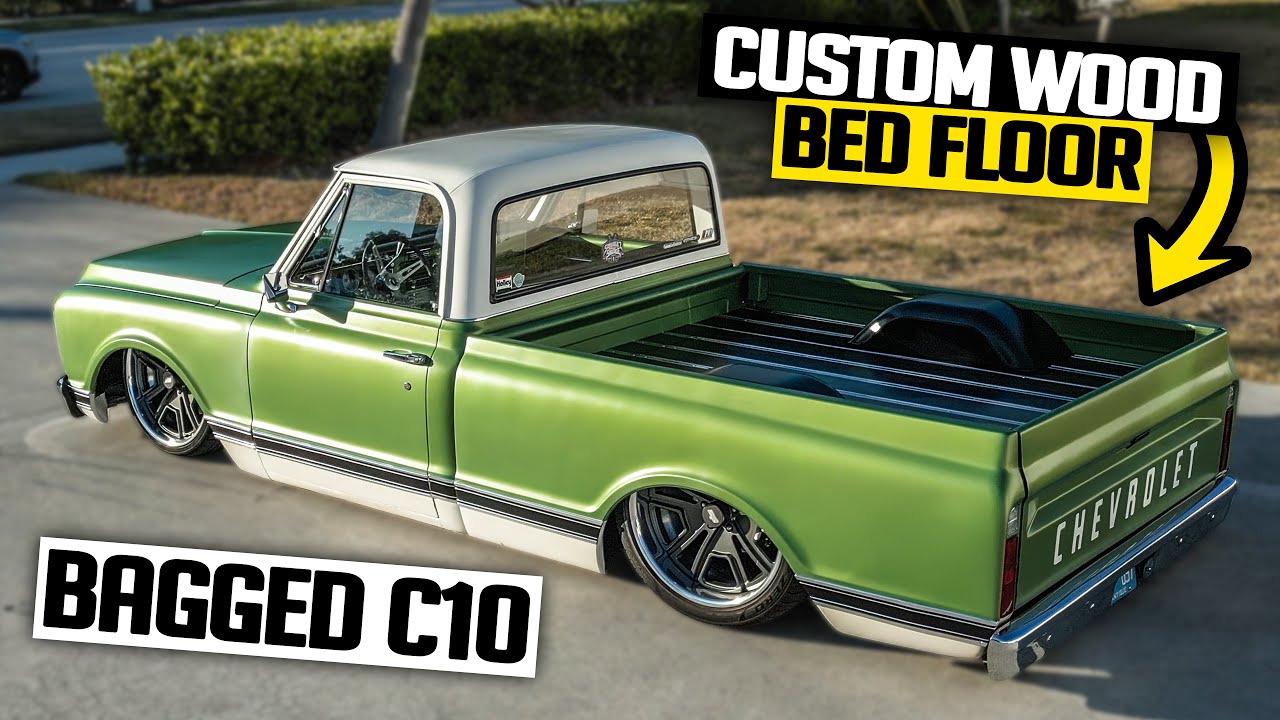 Slammed 1970 C10 Custom Wood Bed Floor! - How to Build a Bagged Chevy ...