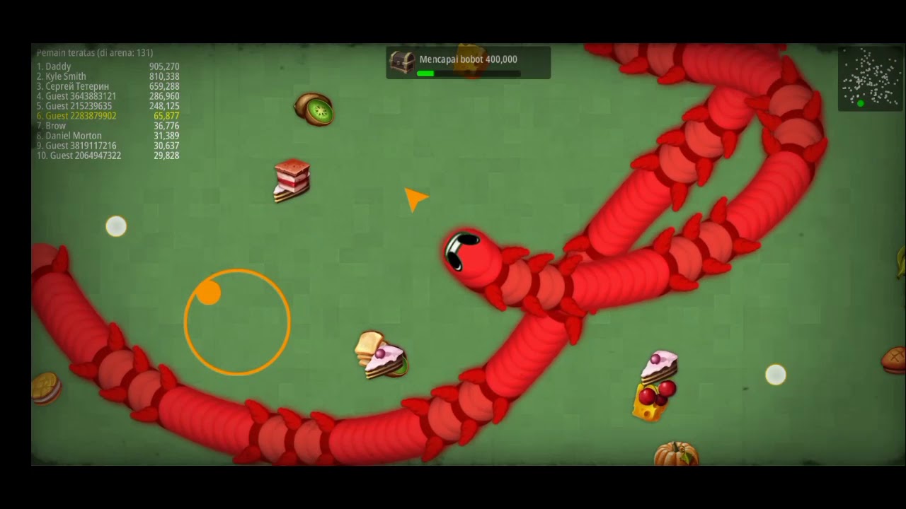 Main permainan cacing wormszone.io #02 - YouTube