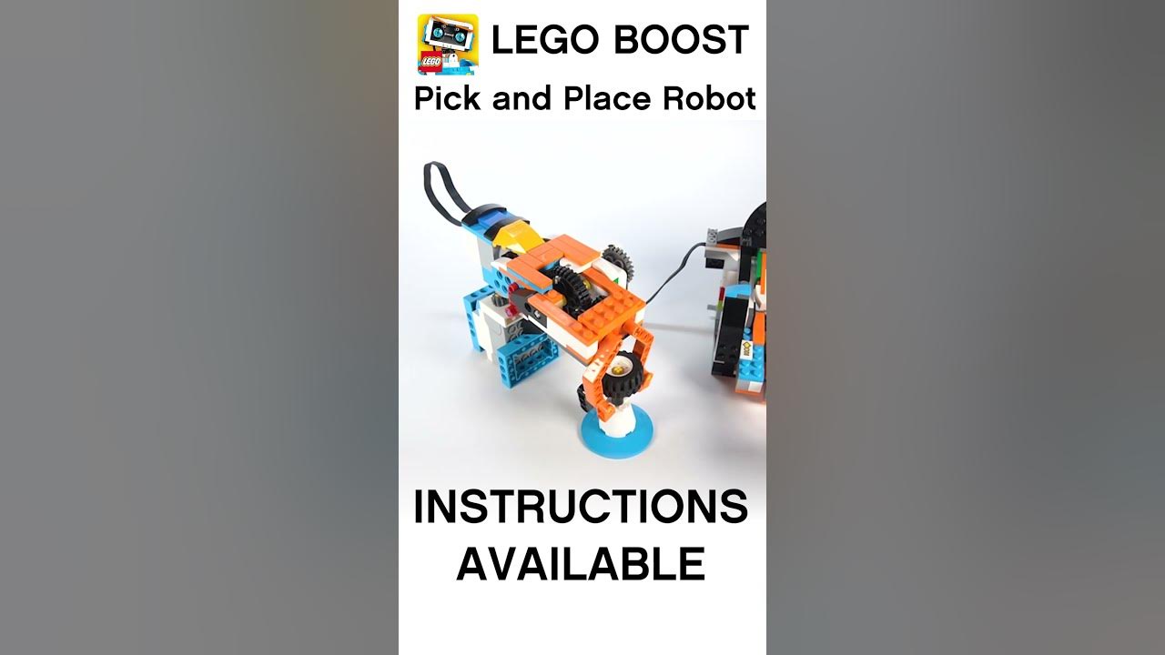 LEGO BOOST pick and place industrial robot arm - YouTube