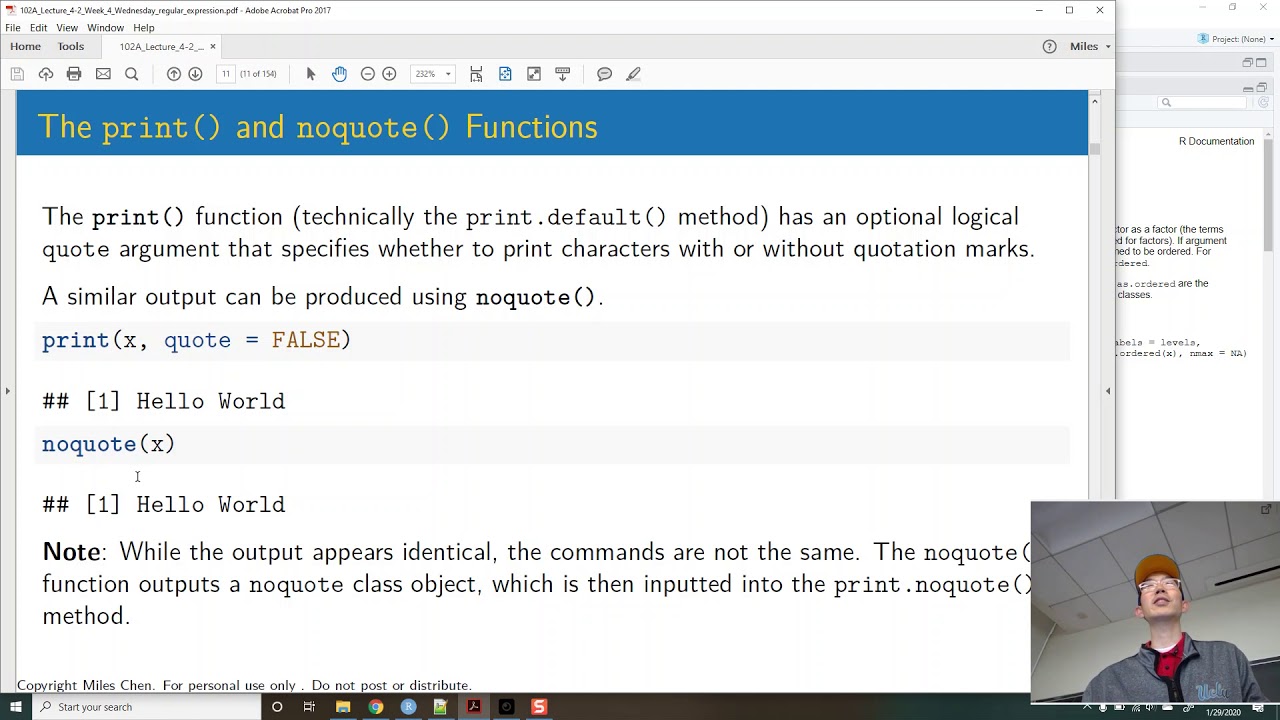 2020 01 29 Stats 102A Lect 1 - YouTube