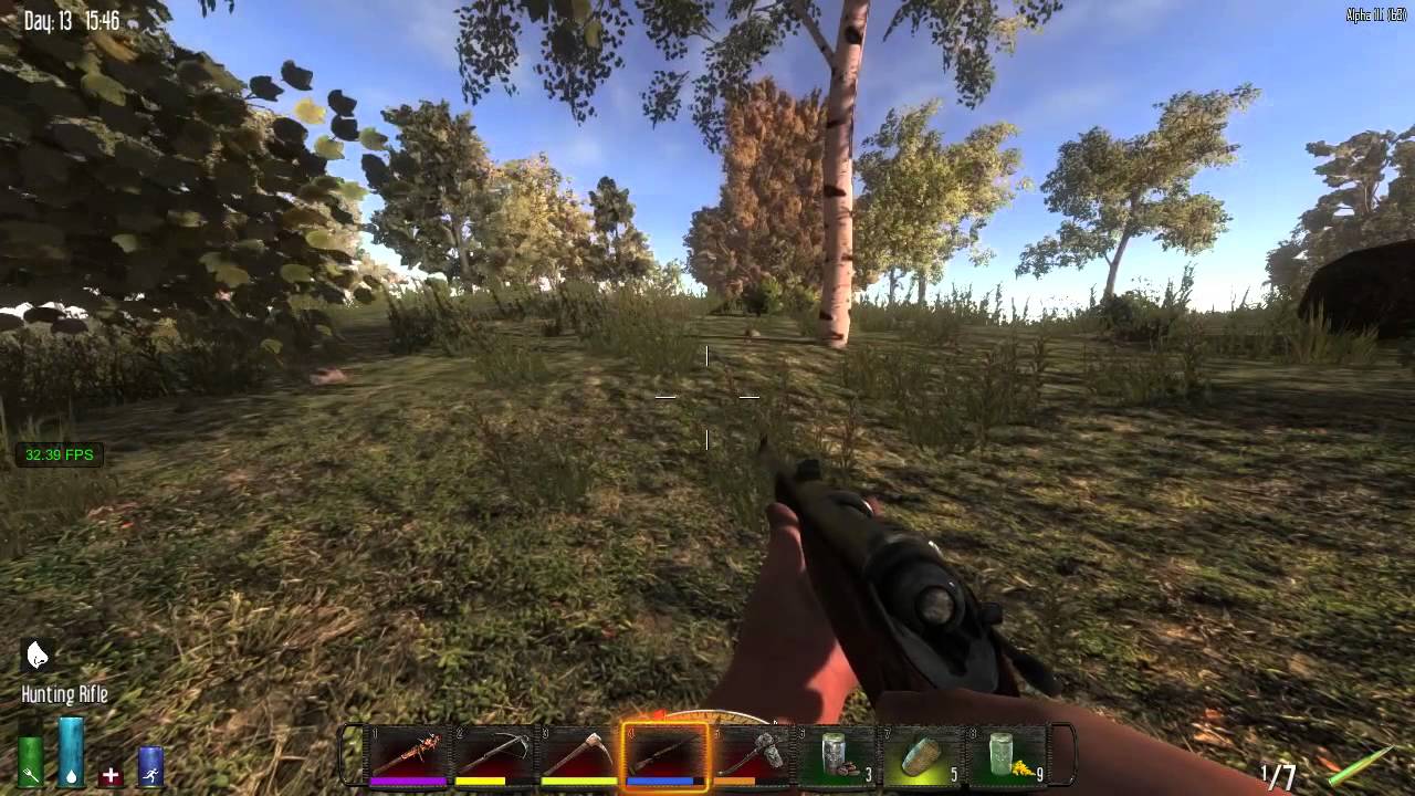 7 Days to Die A11 1 LP24 hunting rifle - YouTube