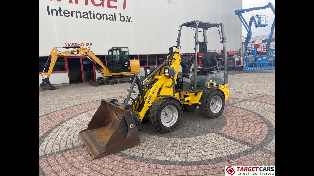 778647 WACKER NEUSON WEIDEMANN WL18 MINI WHEEL LOADER 4WD DIESEL 2012 ...