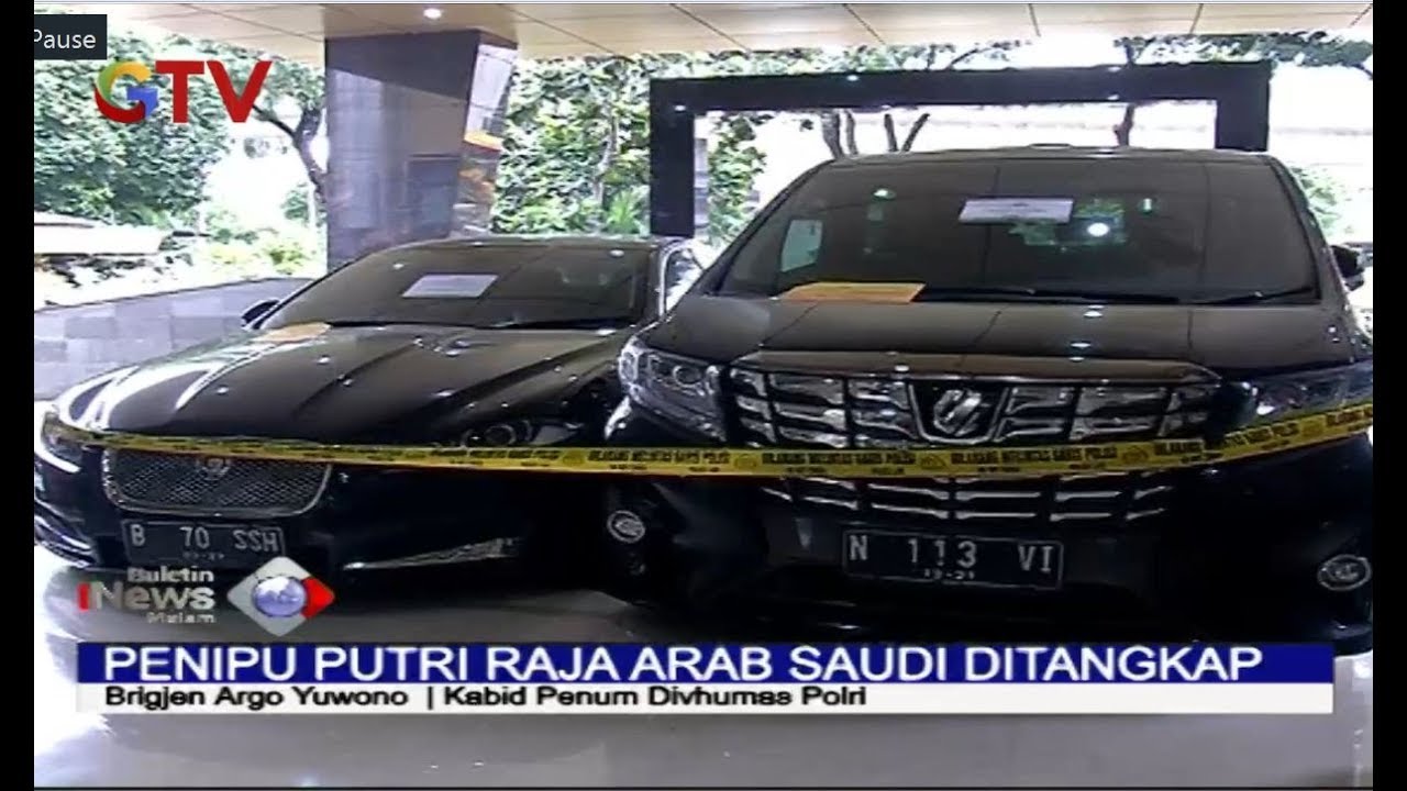 Tangkap Pelaku Penipuan Putri Raja Arab Saudi, Polisi Sita 2 Mobil ...