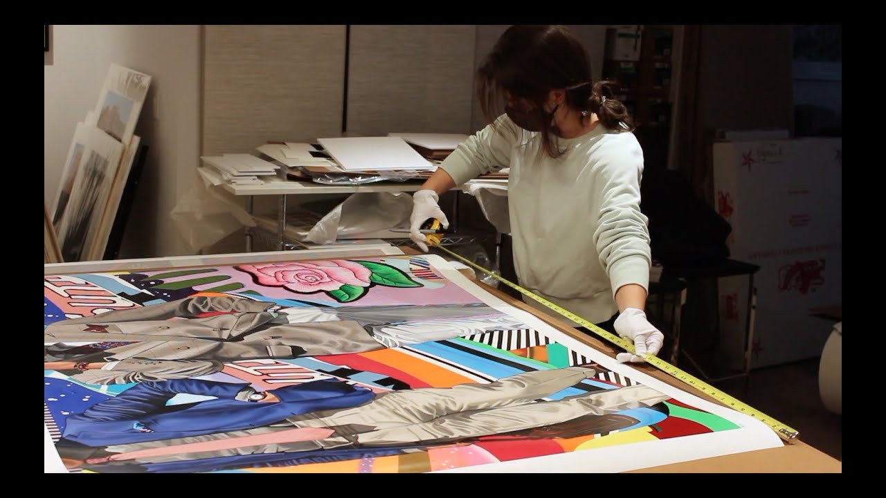 Sam Shuter In Studio- Fine Art Print Prep - YouTube